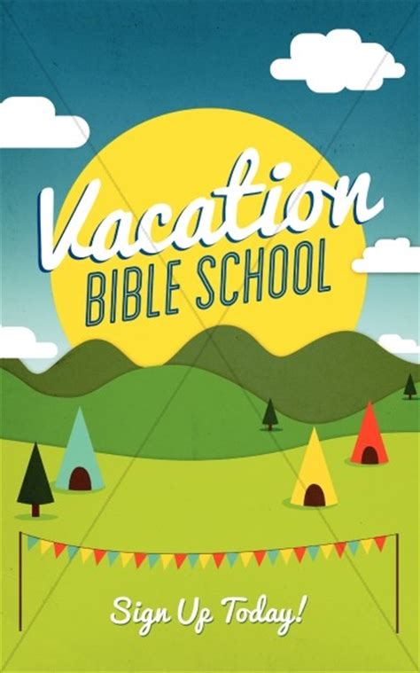 Vacation Bible School Flyer