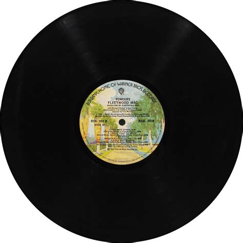 Fleetwood Mac Rumours BSK 3010 English LP Vinyl Record New