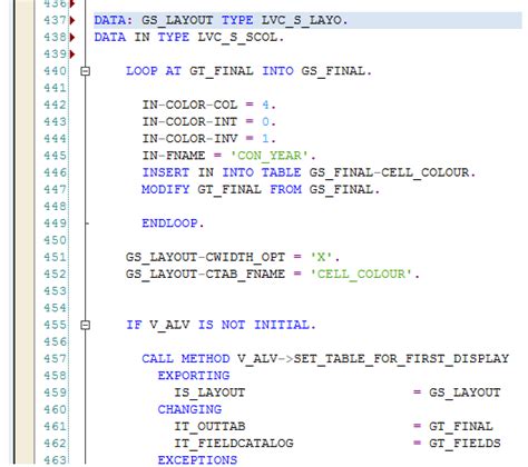Adding Color To A Column In Alv Oops Sap Community