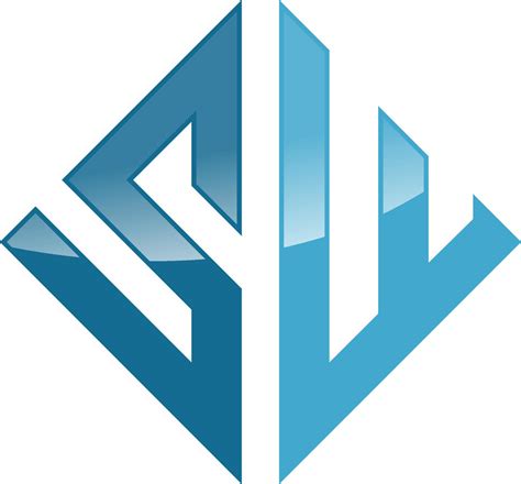 Abstract Letter Sw Symbol Design With Creative Modern Trendy 17447471