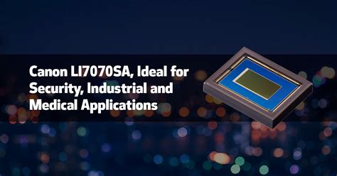 Canon Li7070sa Cmos Sensor Canon Industrial Sensors