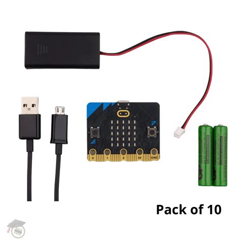 Buy Bbc Microbit V22 Pack Of 10 Starter Kits Club Pack Pakr K1186