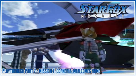 Star Fox Assault Playthrough Part 7 Mission 7 Corneria War Comes