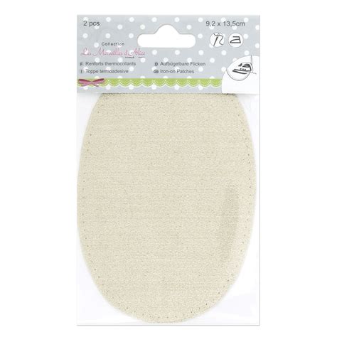 Toppe Per Gomiti E Ginocchia Termoadesive 13 5X9 2 Cm Dorato