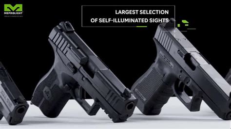 Mepro Tru Dot® Self Illuminated Fixed Pistol Sight Meprolight