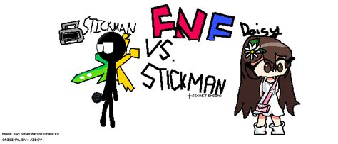 Fnf Vs Stickman Jzboy Ft Daisy Wrath Soul By Xmadnesscombatx On