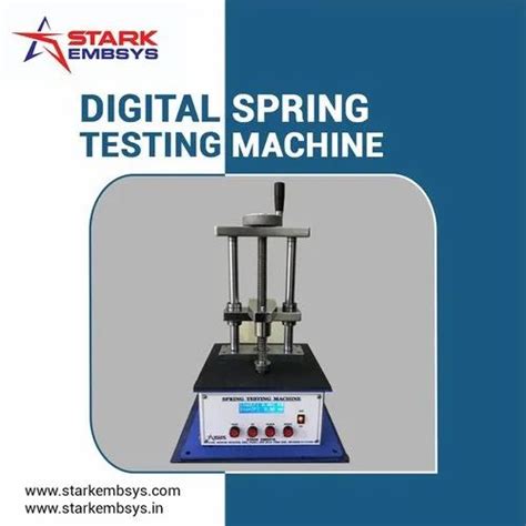 Spring Testing Machine Digital Spring Testing Machine Manufacturer From New Delhi