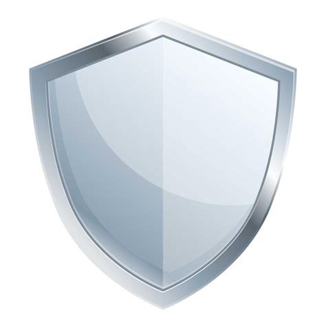 Silver Shield Is Providing Safety And Security Premium Vector