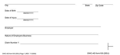 Dwc Ad Form 100 ≡ Fill Out Printable Pdf Forms Online