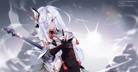 原神 Shenhe 申鹤 Genshin Impact Strawberrymilkuのイラスト Pixiv