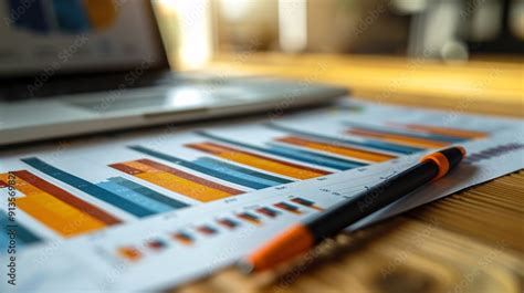 Manual Graphic Showcasing Numerical Data With Bar Charts Highlighting