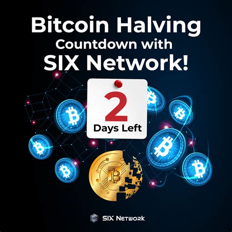 Bitcoin Halving Countdown With Six Network
