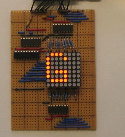 LED Matrix Display Using TD Microcontroller ATMega AVR
