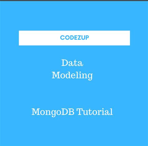 data modeling concepts in mongodb tutorial codez up