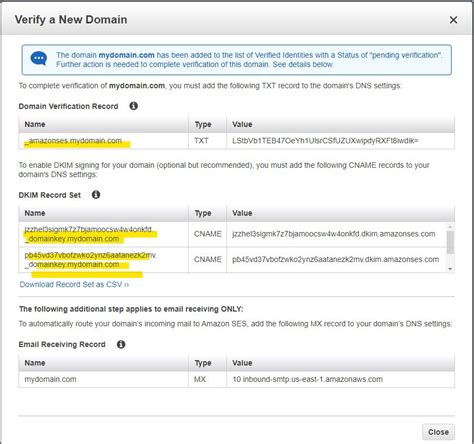 Configure Aws Ses To Send Email For Your Domain By Mark Ilott Aws