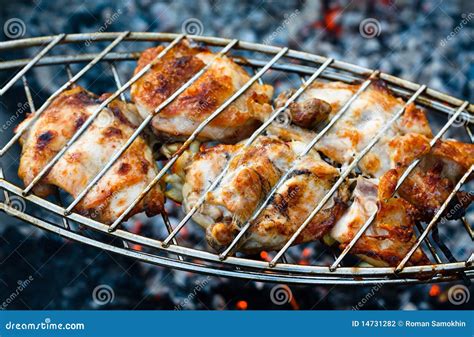 Kebab De Shish Foto De Archivo Imagen De Fuego Comestible 14731282