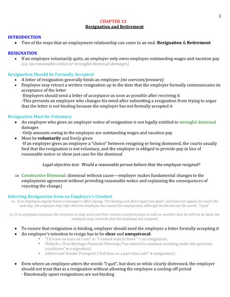 Letter Of Resignation Constructive Dismissal Sample Resignation Letter