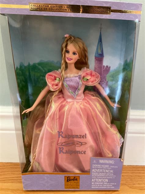 Vintage 2001 Rapunzel Barbie Collector Edition Doll New Nrf Box