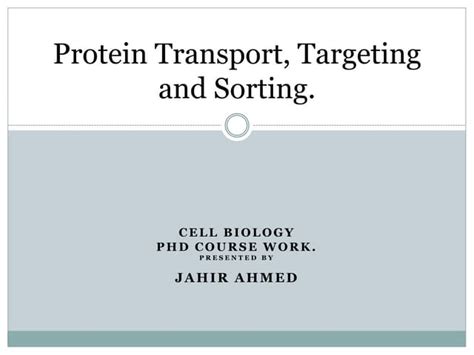 Nuclear Transport