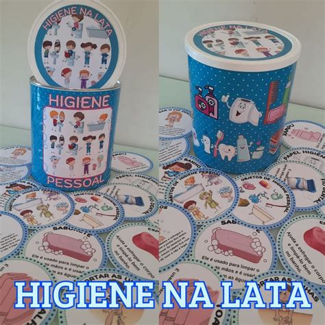 Higiene Pessoal Na Lata Lojinha Pedagoga Dosanjoslessa