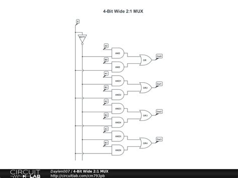2x1 Mux Schematic