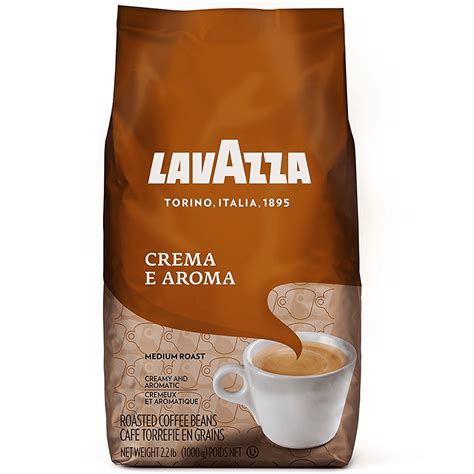 Buy Lavazza Crema e Aroma Whole Bean Coffee Blend, Medium Roast, 35.2 ...