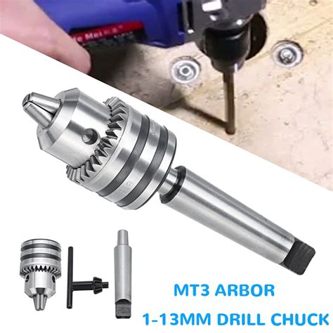 1 2 Heavy Duty Drill Chuck W Mt3 Morse Taper Arb Vicedeal
