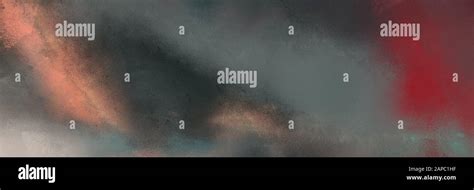 Old Horizontal Header With Old Mauve Dim Gray And Rosy Brown Color