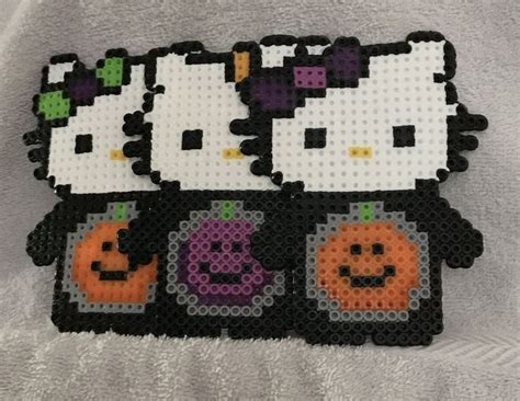 Perler Halloween Hello Kitty Hello Kitty Halloween Beads Perler