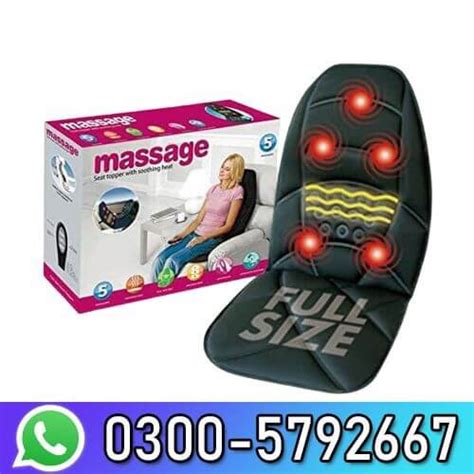 Car Seat Massager In Pakistan 0300 5792667 It Has An Elastic Strap