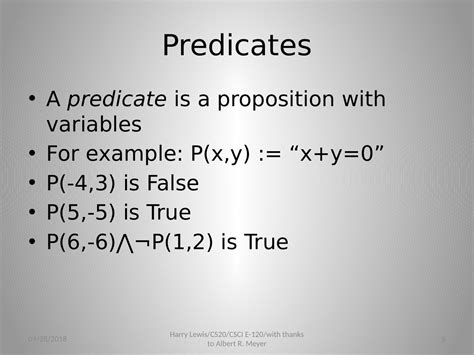 Logic With Quantifiers