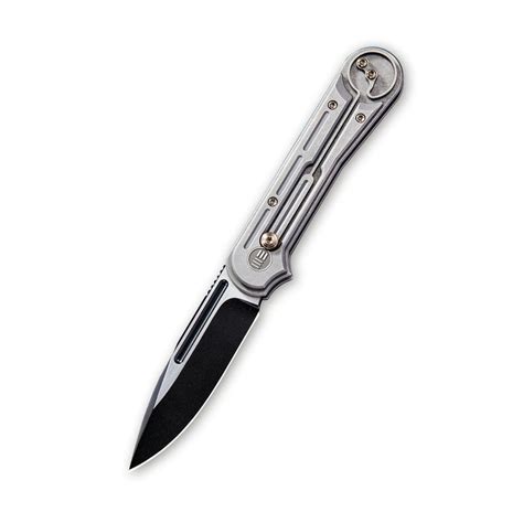 Weknife Double Helix Slide Lock Knife Titanium Handle 33 Cpm S35vn