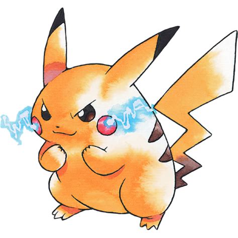 025 Shiny Pikachu Sugimori By Exoticpoke On Deviantart