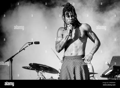 Nigerian Artist Obongjayar Real Name Steven Umoh Play The Mountain Stage At Green Man Festival