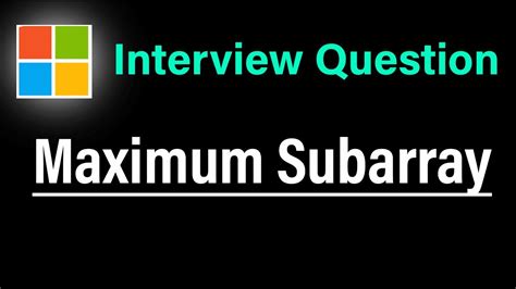 Maximum Subarray Leetcode 53 Solution C Blind 75 Solutions Live Coding Youtube