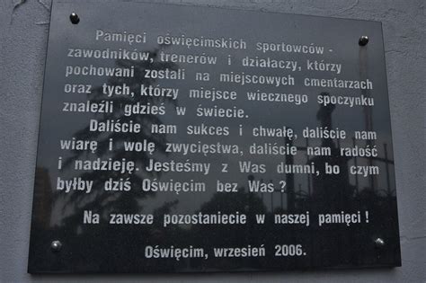Tablice Pami Tkowe O Wi Cim