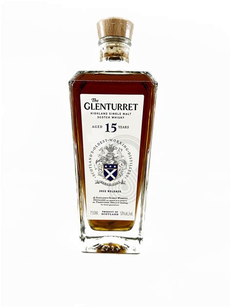 The Glenturret 15 Year Old Single Malt Scotch 2022 Release First Fill
