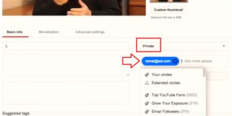 Privacy How Do I Share A Private YouTube Video With Someone Web