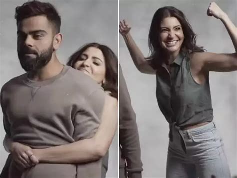 Video Anushka Sharma Rejoices As She Lifts Virat Kohli
