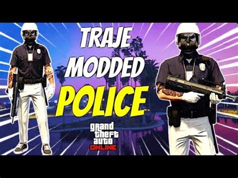 Gta Online Traje Modded Police Tryhard Para Personagem Masculino