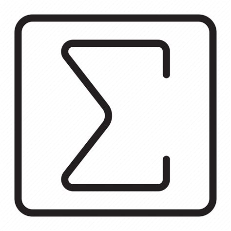 Sigma Total Summation Ui The Icon Download On Iconfinder