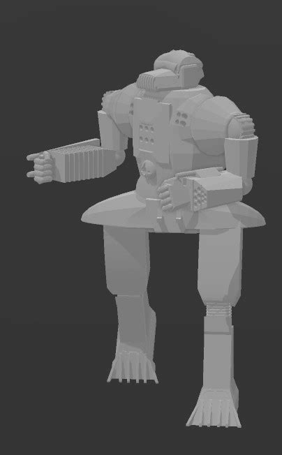 Free Stl File Kintaro Battlemech Battletech 🤖・3d Printing Model To Download・cults