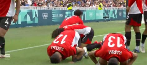 نتيجة مصر وأوزبكستان في أولمبياد باريس 2024 الفراعنة يتقدمون بهدف
