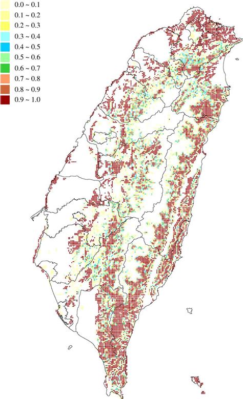 The Distribution Of Broadleaved Forest Including Both Natural And Download Scientific Diagram