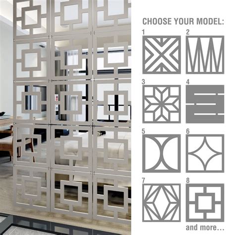 Modular Wall Panels Screen Room Divider Decorative Panel Choose Your Model Etsy