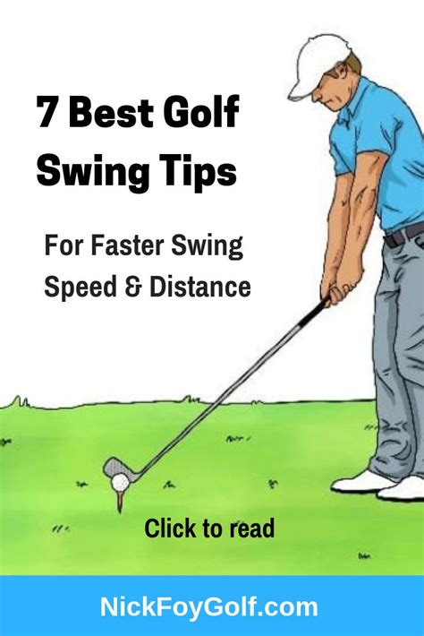 7 Best Golf Swing Tips For Distance And Faster Club Speed Nick Foy Golf Golf Driving Range