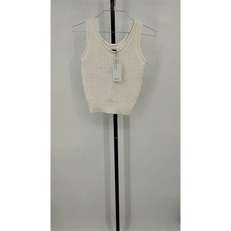 Quince Tops Quince Women 0 Organic Cotton Waffle Cropped Sweater
