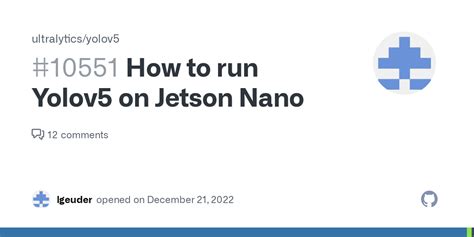 How To Run Yolov5 On Jetson Nano Issue 10551 Ultralytics Yolov5