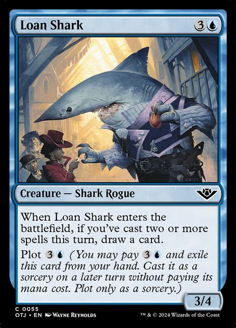 Loan Shark · Outlaws Of Thunder Junction Otj 55 · Scryfall Magic The