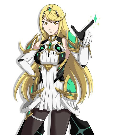 Mythra And Mythra Xenoblade Chronicles And 1 More Drawn By Ememtrp